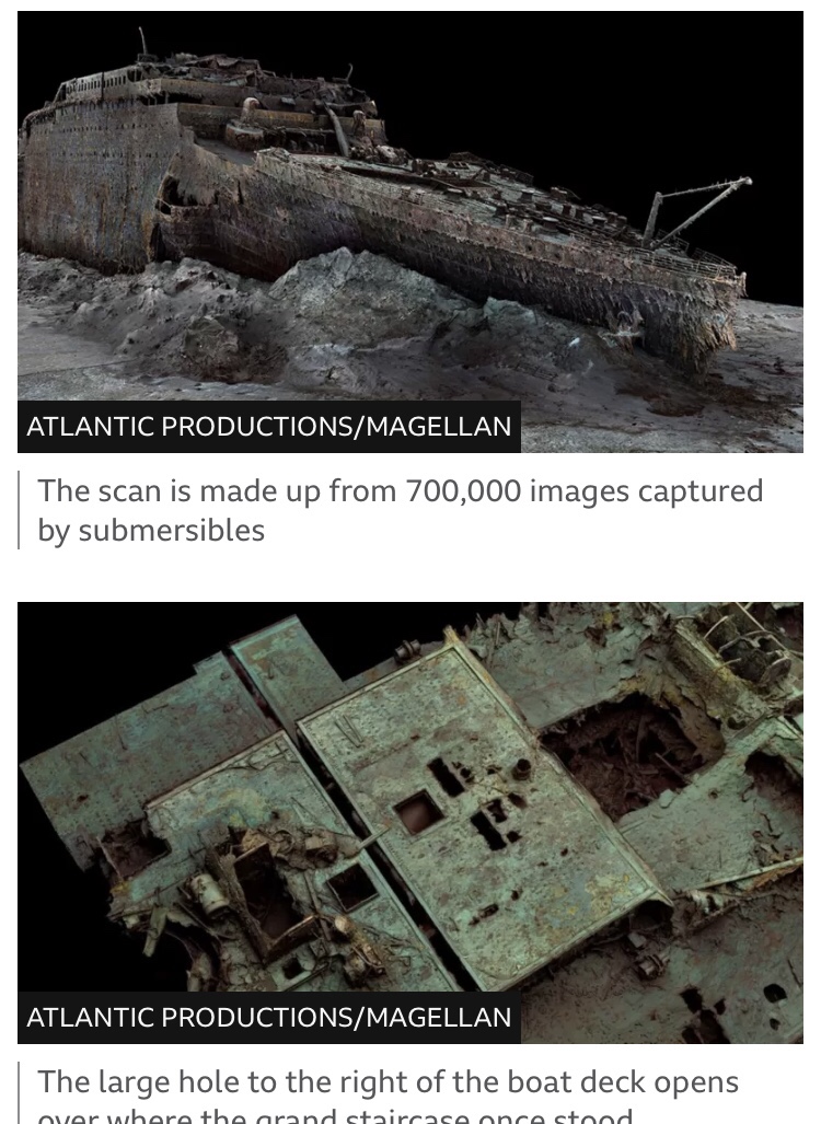 Titanic: Scan reveals world’s most famous wreck – HICGI News Agency