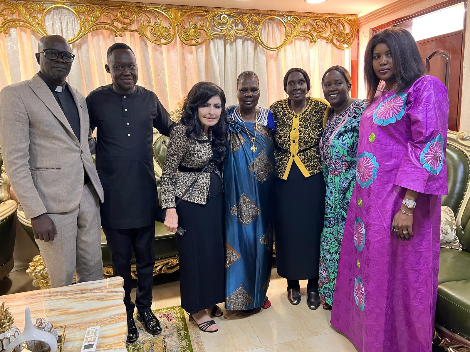 South Sudan First Lady and Vice President Host Dr. Michelle Corral as ...